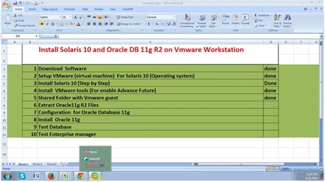 Install Solaris10 And Oracle Database 11g On Vmware Part 2 Youtube