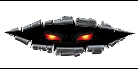 Large 12 Wide Peeking Monster In Trunk Car Decal Vinyl Sticker Window