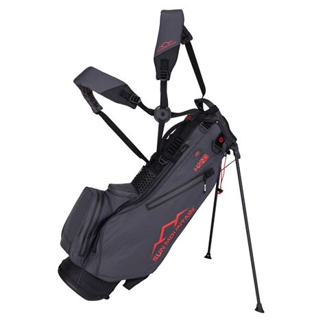 Sun Mountain H2no Litespeed 4 Way Stand Bag 2025 Black Steel Red