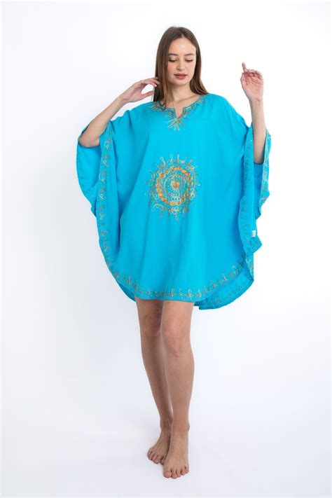 Caftans Mini Dress Embroidered Caftan Dress Caftan Maxi Dress