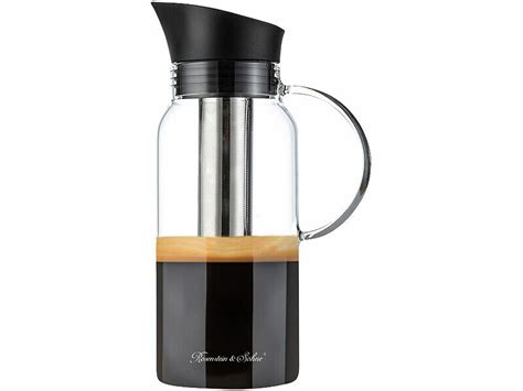 Cafetière en verre L pour infusion à froid Café et Thé Pearl fr