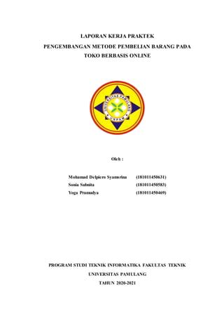 Laporan KERJA PRAKTEK DOCX