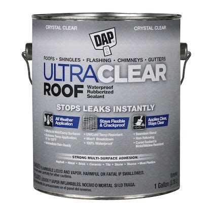 Ultra Clear Roof Waterproof Rubberized Sealant Dap Global