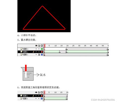 实验三：补间形状动画的制作 Csdn博客