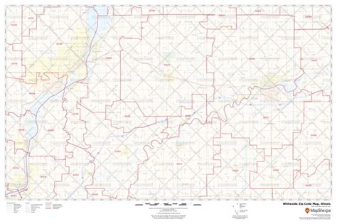 Illinois Zip Code Map Illinois Postal Code