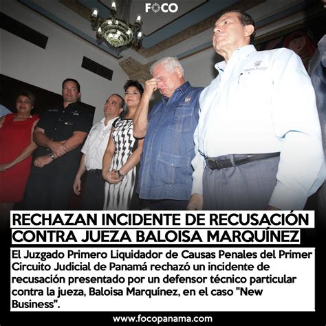 Foco On Twitter Rechazan Incidente De Recusación Contra La Jueza