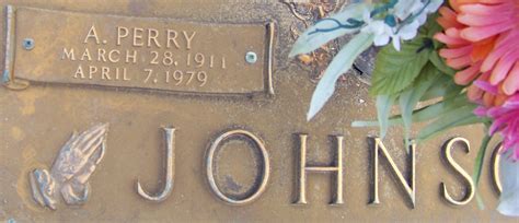 Abram Perry Johnson 1911 1979 Mémorial Find A Grave