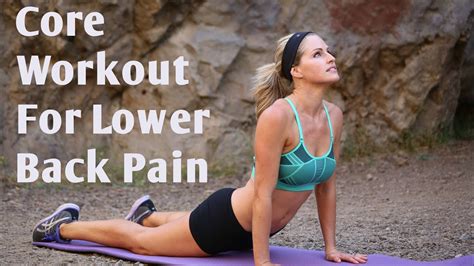 Minute Core Workout For Lower Back Pain Strengthen Sculpt Your Core Without Pain Youtube