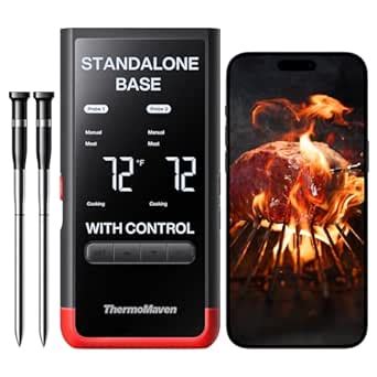 ThermoMaven Wireless Bluetooth Smart Meat Thermometer Standalone Base