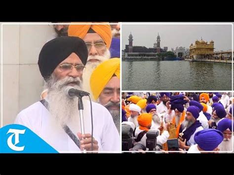 Giani Raghbir Singh Takes Charge As Akal Takht Jathedar The Tribune