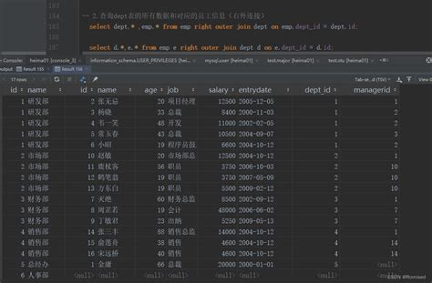MySQL基础 多表查询 多表查询csdn CSDN博客