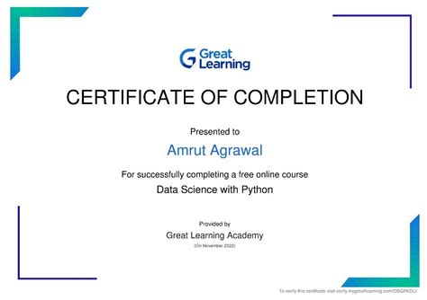 Amrut Agrawal On Linkedin Greatlearningacademy Datascience Python