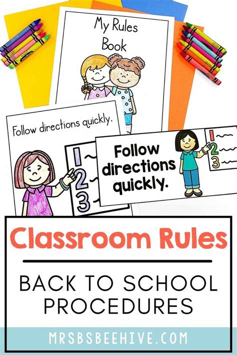 Classroom Rules Expectations Posters Coloring Pages School Rules
