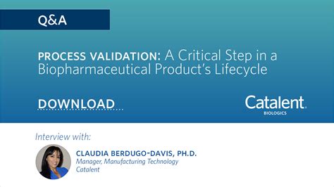 Process Validation A Critical Step In A Biopharmaceutical Lifecycle