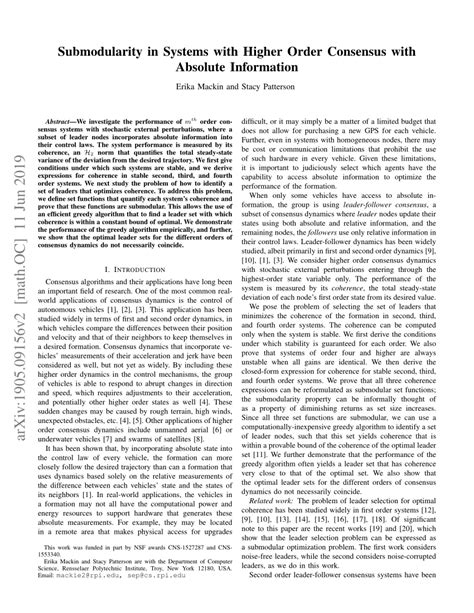 download pdf submodularity in systems with higher order consensus