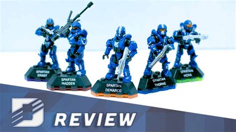 Mega Construx Halo Heroes Fireteam Majestic Review YouTube