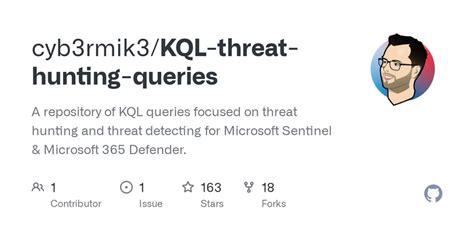 Kql Threat Hunting Queries A Repository Of Kql Queries Focused On Threat Hunting And Threat