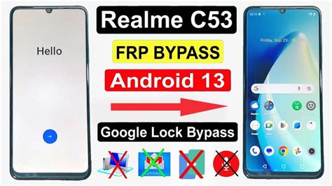 Realme C53 Rmx3760 FRP Bypass Android 13 Without Pc Realme C53