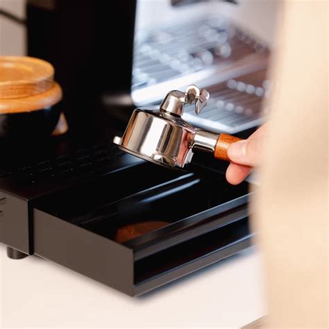 Knock Box Drawer Black Or Silver Barista Essentials