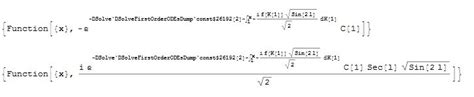 Differential Equations Unknown Internal Function With `dsolve