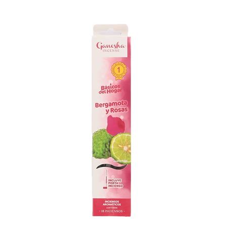 Incienso Prichos Ganesha Incense Bergamota Y Rosas Un Paquete Con 18