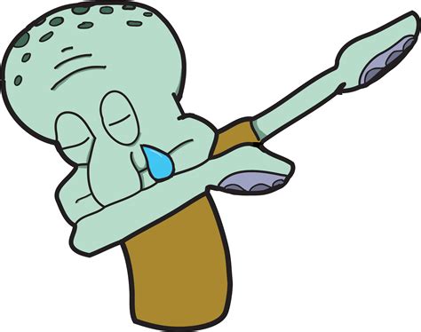 Download Meme Squidward Smiling Png  Base Images