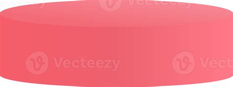 Red Empty Podium For Product Display 10976384 Png