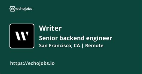 writer is hiring senior backend scala engineer [san francisco ca