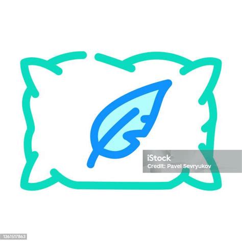 수면 색상 아이콘 벡터 일러스트레이션용 베개 소프트 액세서리 0명에 대한 스톡 벡터 아트 및 기타 이미지 0명 가꿔주기