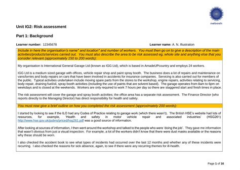 PDF Unit IG Risk Assessment Part Background Page Of Unit IG Risk Assessment