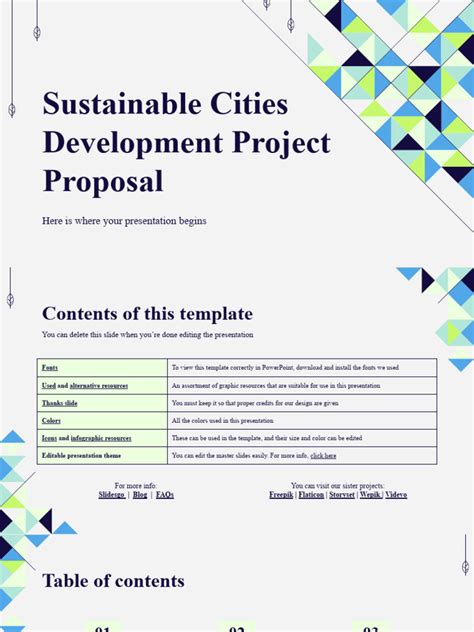 Sustainable Cities Development Project Proposal By Slidesgo Pdf Planets Customer