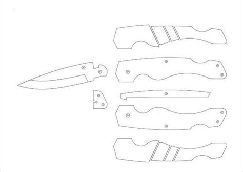 Шаблон ножа бабочки из стандофф 2 48 фото