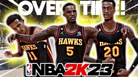 The MID Hawks Went To OVERTIME Against The DEMIGODS NBA 2K23 PlayNow