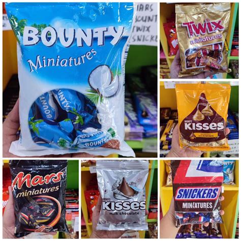 Bounty Kisses Twix Mars Snickers Miniatures 150g Shopee Philippines