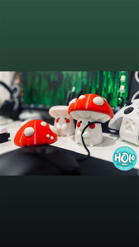 Cute Mushroom Cable Holder Kawaii Cable Holder Etsy