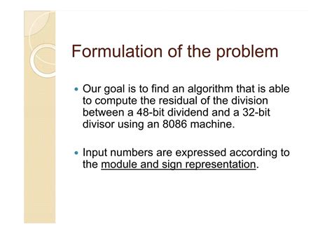 Microprocessor Based Systems 48 32bit Division Algorithm PPT