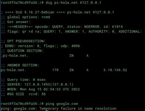 Pihole Doesn T Have Internet Access When Router S Dns Settings Are Pointed To The Pihole Ip