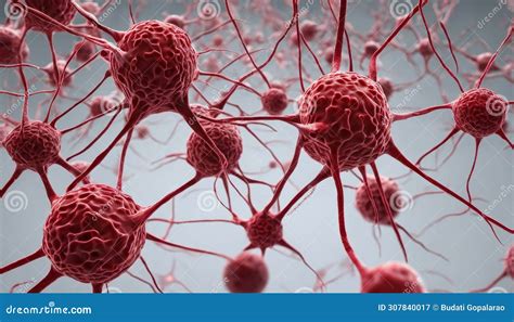 A Network Of Interconnected Cells Symbolizing Complex Biological