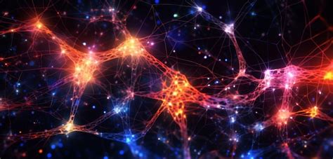 Premium Ai Image Neuron Network 3d Illustration