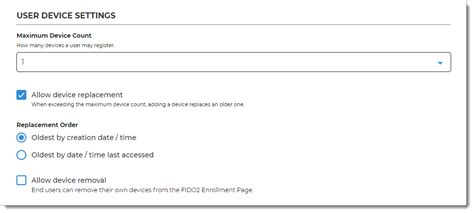 fido2 webauthn global mfa settings