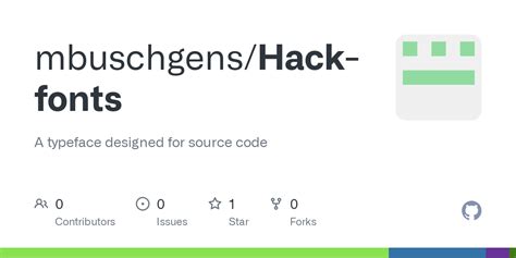 GitHub Mbuschgens Hack Fonts A Typeface Designed For Source Code