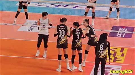 메가 🇮🇩 Megawati의 정관장 Vs 도로공사 전 3세트 25 대 22 승리 2024124 대전충무체육관 여자배구
