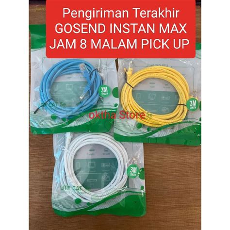 Jual Patchcord 1M INDORACK Patch Cord CAT5e KABEL LAN Utp 1 Meter RJ45 Shopee Indonesia