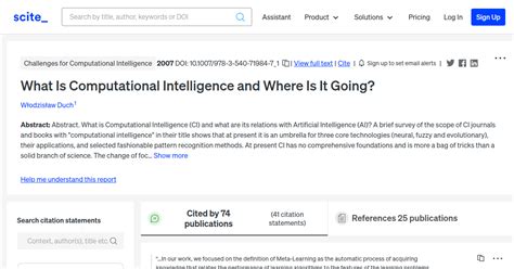 What Is Computational Intelligence And Where Is It Going