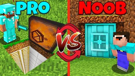 Minecraft Battle Noob Vs Pro Swapped Secret Bunker Challenge