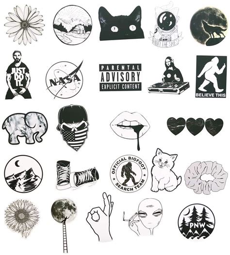Vsco Black White Stickers Wholesale Sticker Supplier