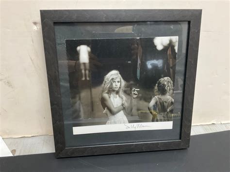 Framed Candy Cigarette Photograph Signed By Sally Mann 135inx13