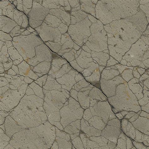 cracked concrete surface with dark fissures forming an intricate web