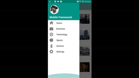 Navigation Drawer Youtube