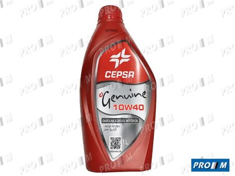 Aceite 1 Litro Cepsa 10w40 Genuine Cepsa 1l 10w40 Recambios Prom
